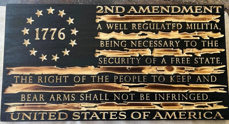 Assorted American Flag Plaques - Etsy