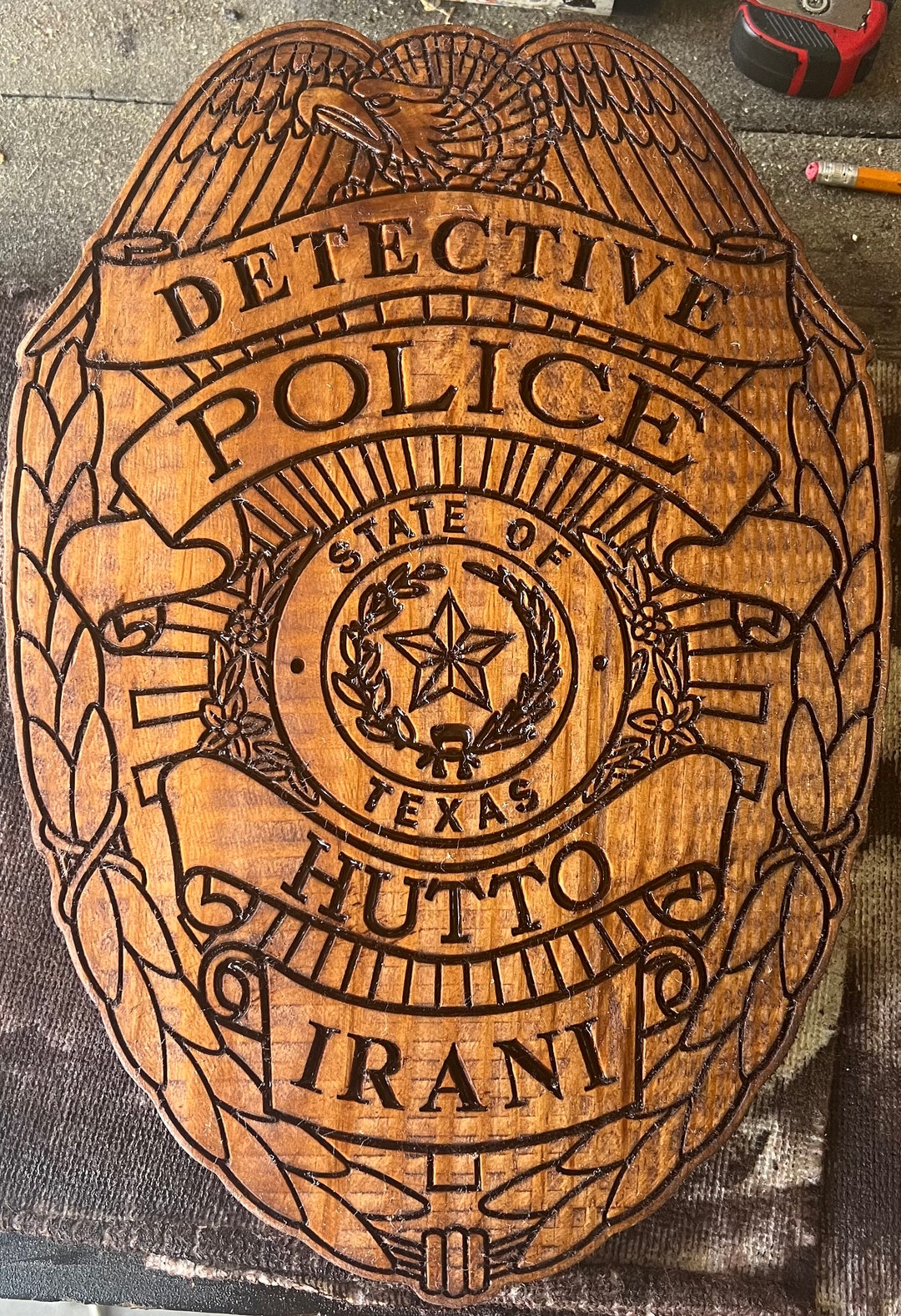 Custom Wood Badge Replica 3D Cut - Etsy