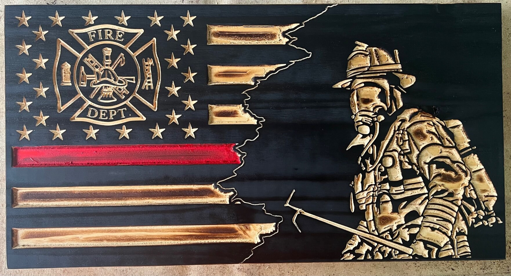 Assorted American Flag Plaques 2 - Etsy