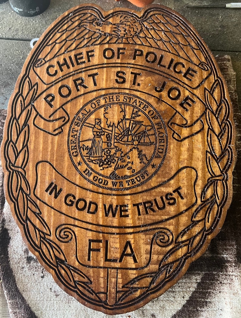 Custom Wood Badge Replica 3D Cut - Etsy