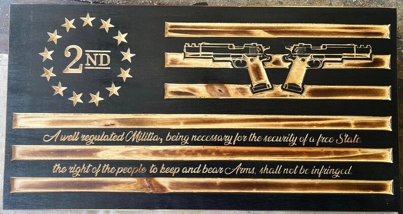 Assorted American Flag Plaques - Etsy