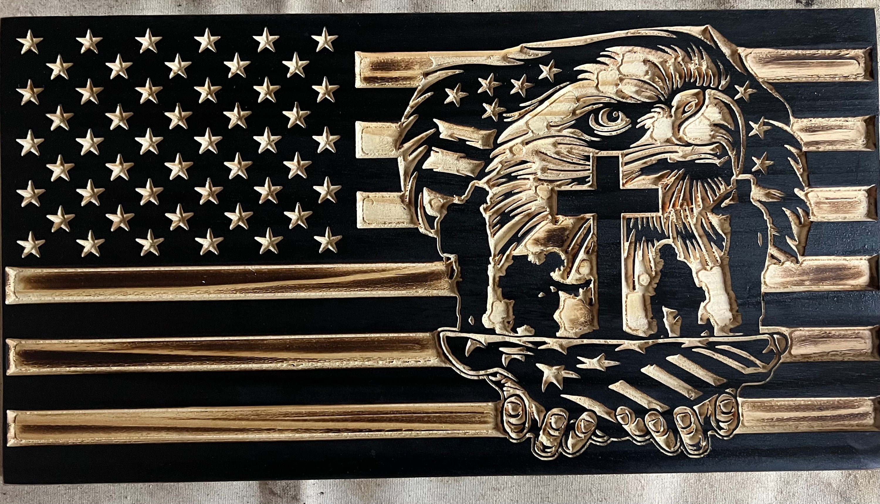 Assorted American Flag Plaques 2 - Etsy