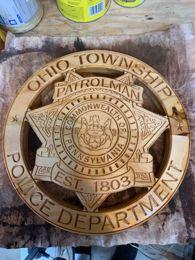 Custom Wood Badge Replica 3D Cut - Etsy