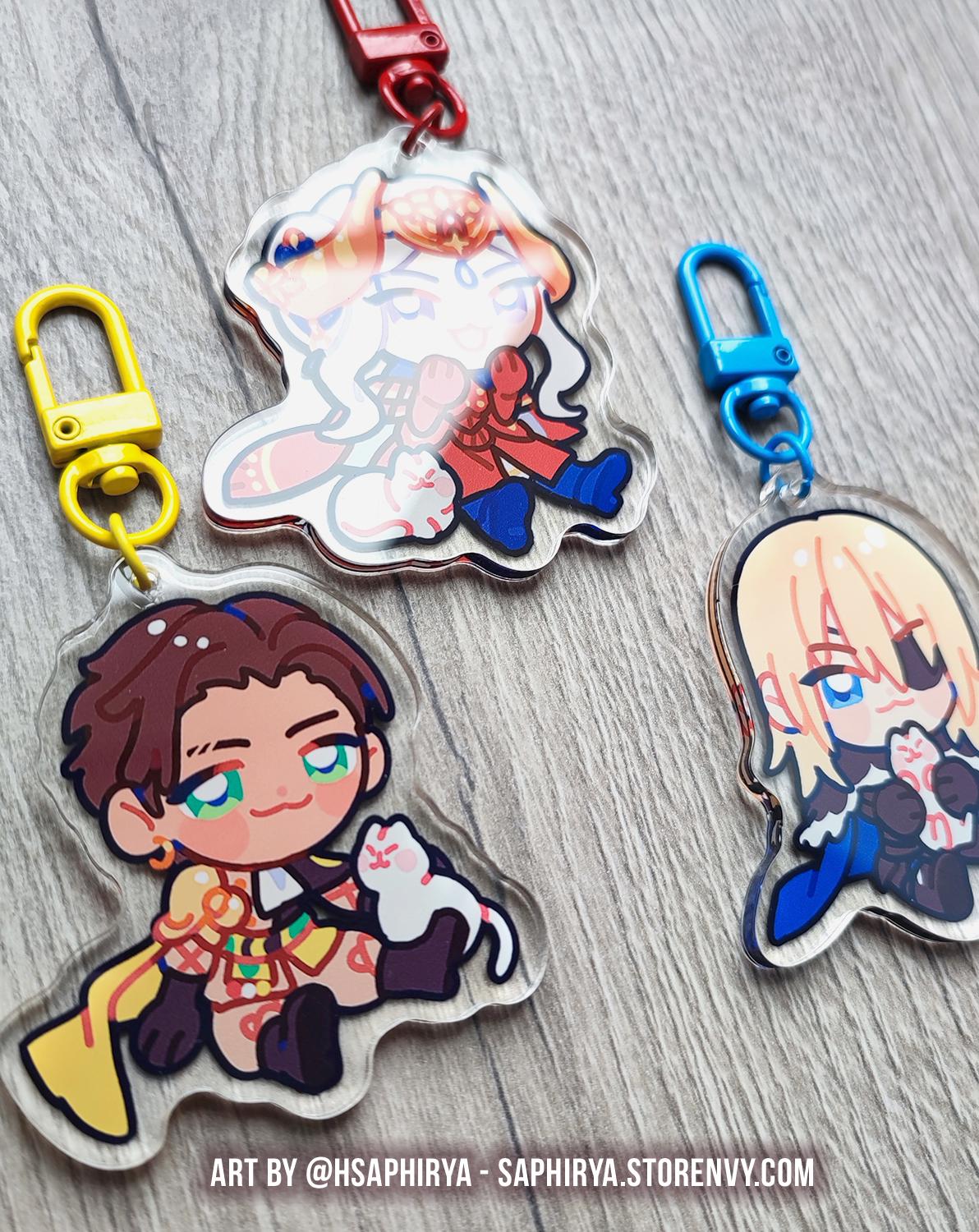 FE3H Edelgard Dimitri Claude Post Timeskip V2 Acrylic Keychain - Etsy