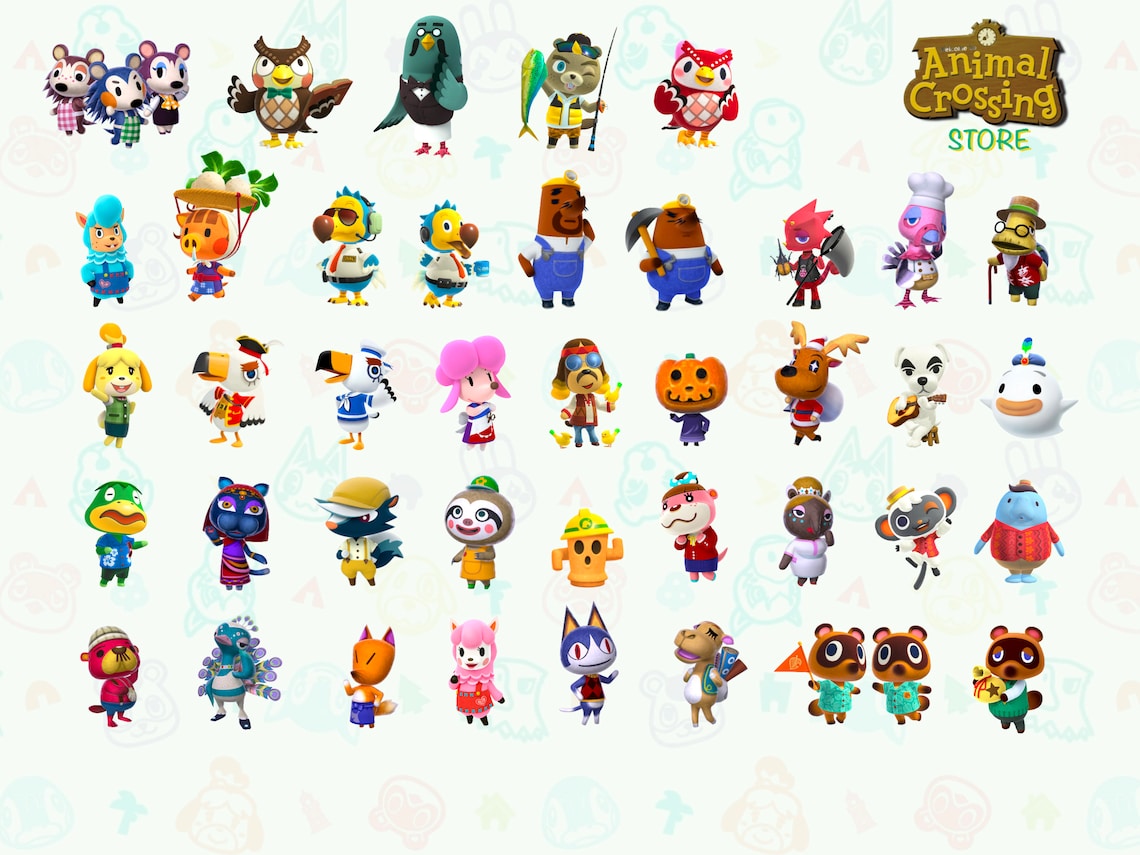 200+ Clipart Bundle | Animal Crossing New Horizons | ACNH Game ...