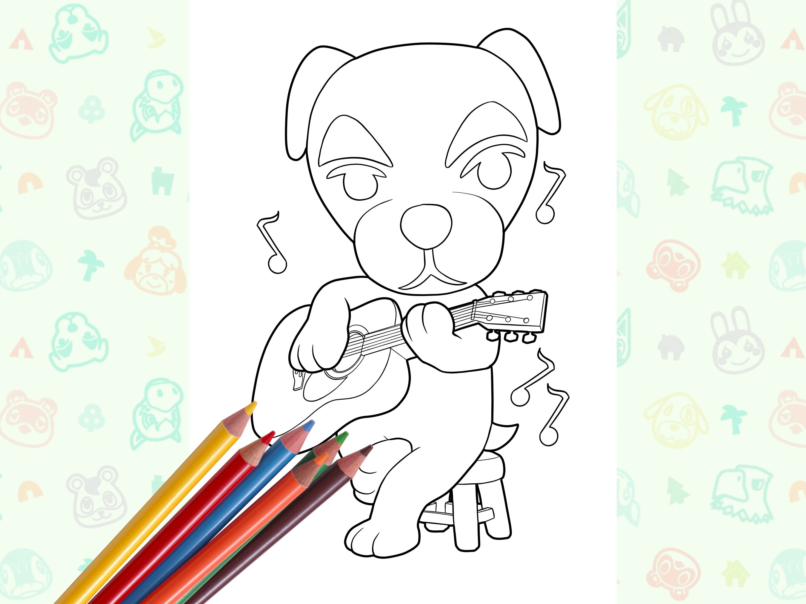Animal Crossing New Horizons Coloring Book/ Coloring Pages/ ACNH Game ...