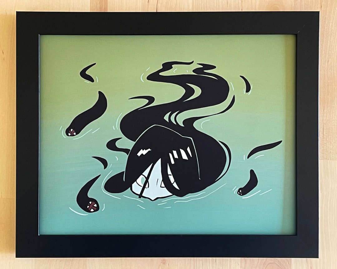 Leech Swamp Cryptid Deep Matte Finish Giclee Print Original - Etsy