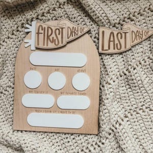 First/last Day of School Sign | Interchangeable School Sign | First Day ...