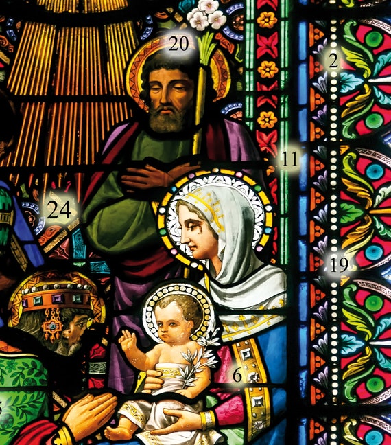 Advent Stained Glass