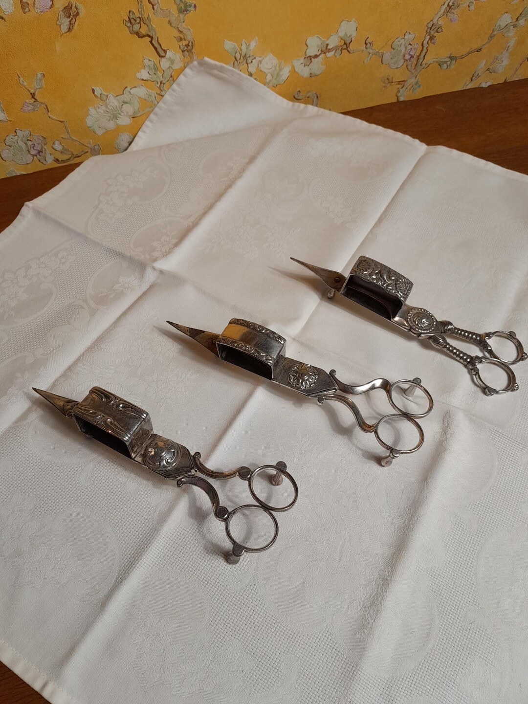 Antique Wick Trimmer, Snuff Scissors, Candle Accessories, England ...