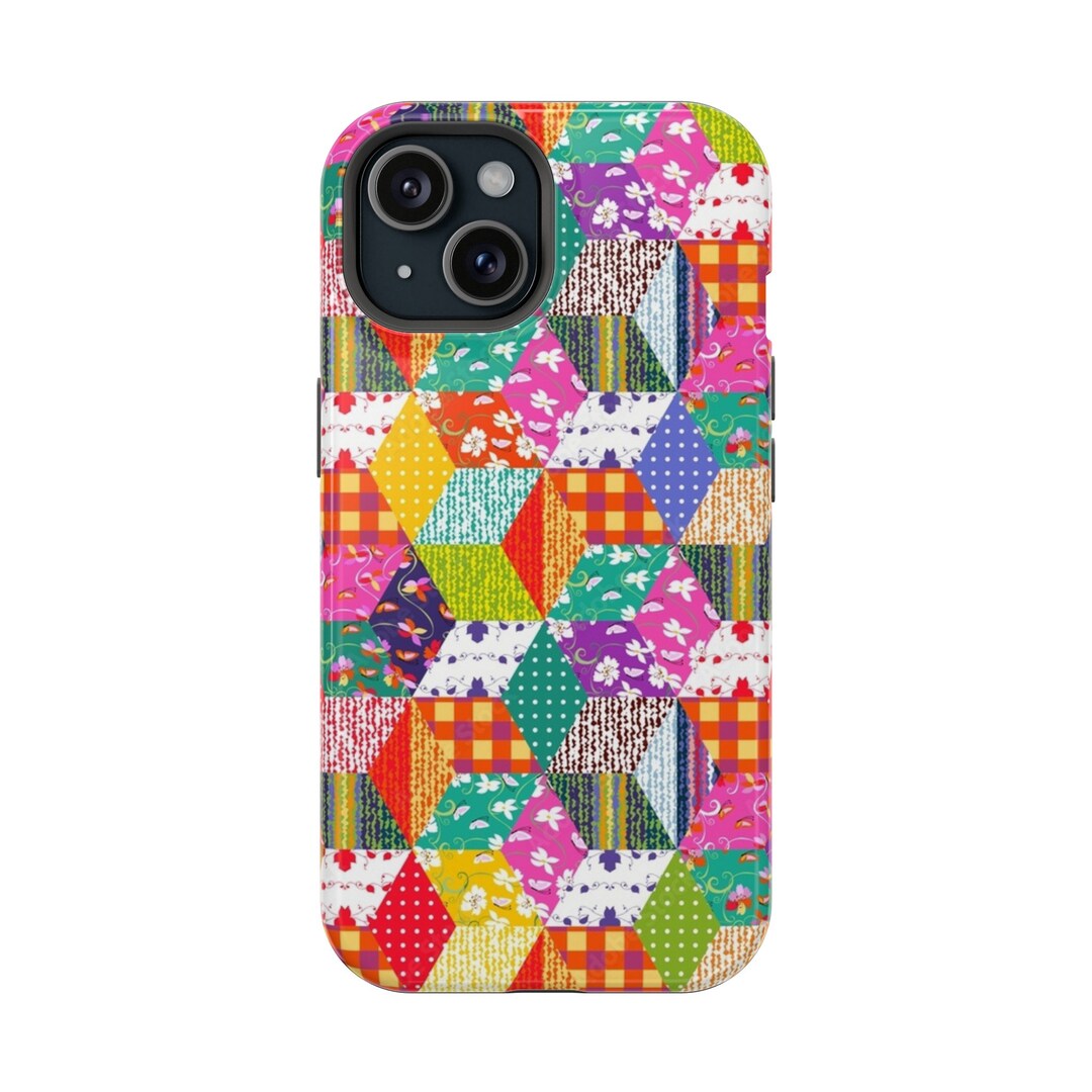 Phone Magsafe Tough Cases, Bold Quilt - Etsy