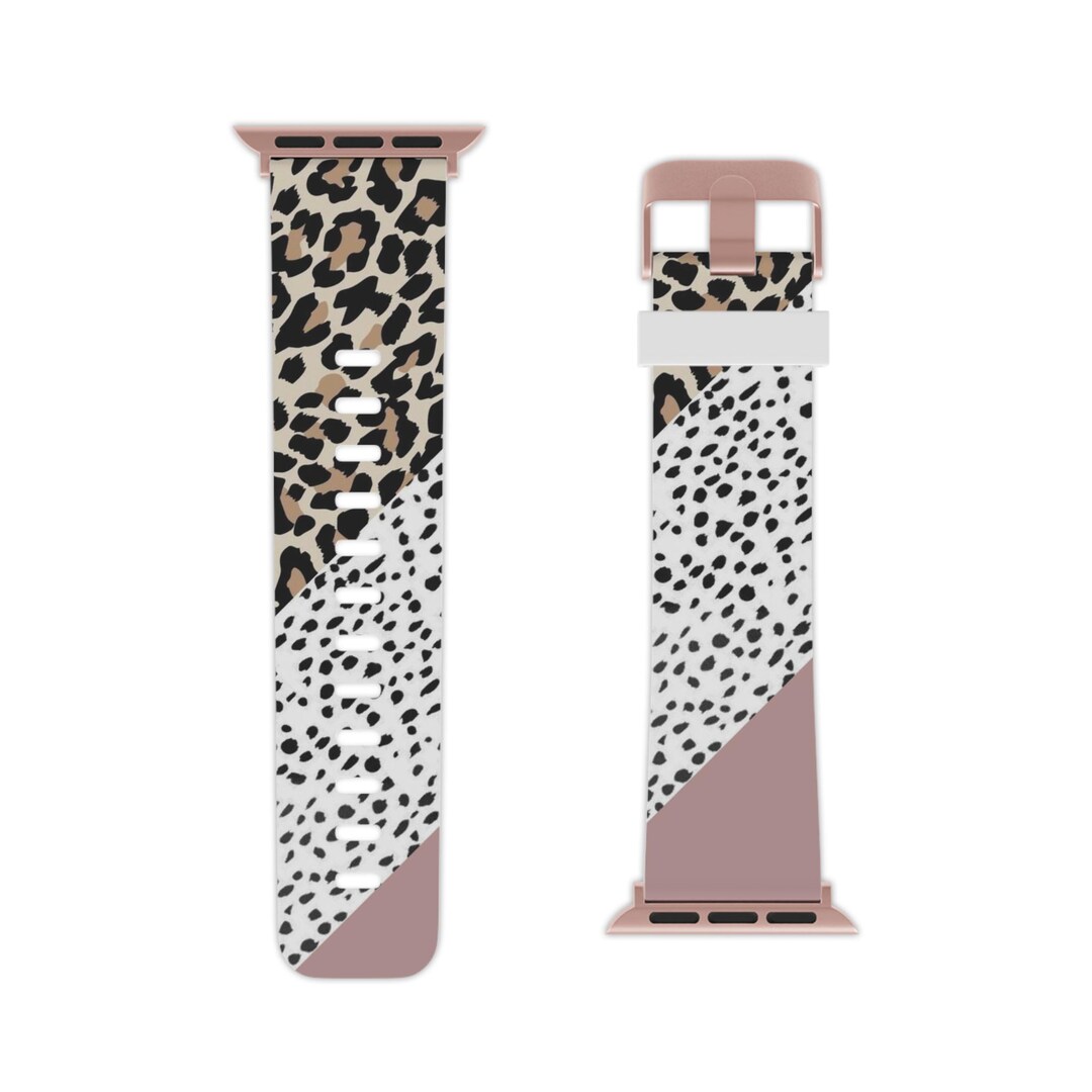 Stylish Apple Watch Band, Trendy Leopard Print Watch Strap, Fashion ...