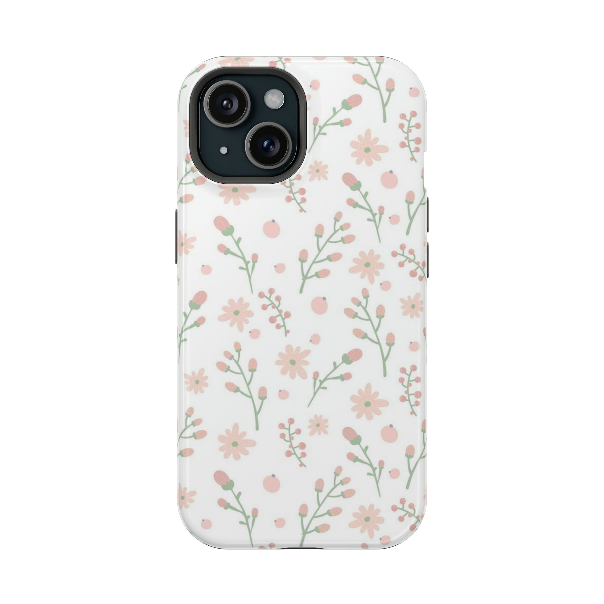 Magsafe iPhone Tough Cases, Pastel Pink Floral - Etsy