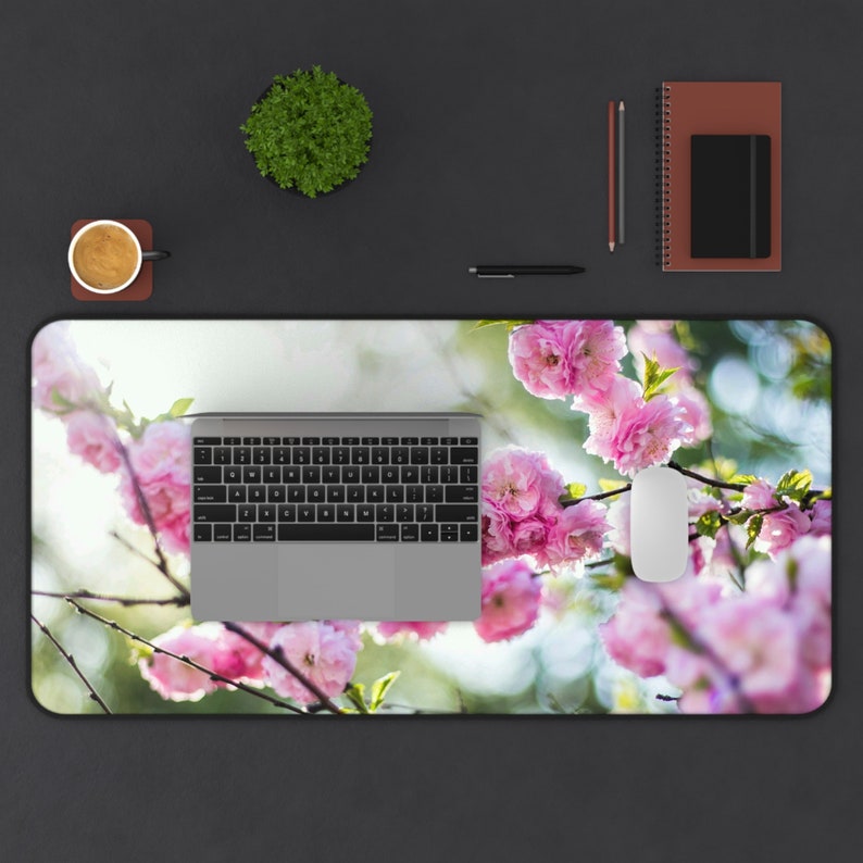 Desk Mat, A Touch of Pink, Work, Home, Gaming, Mouse Pad - Etsy
