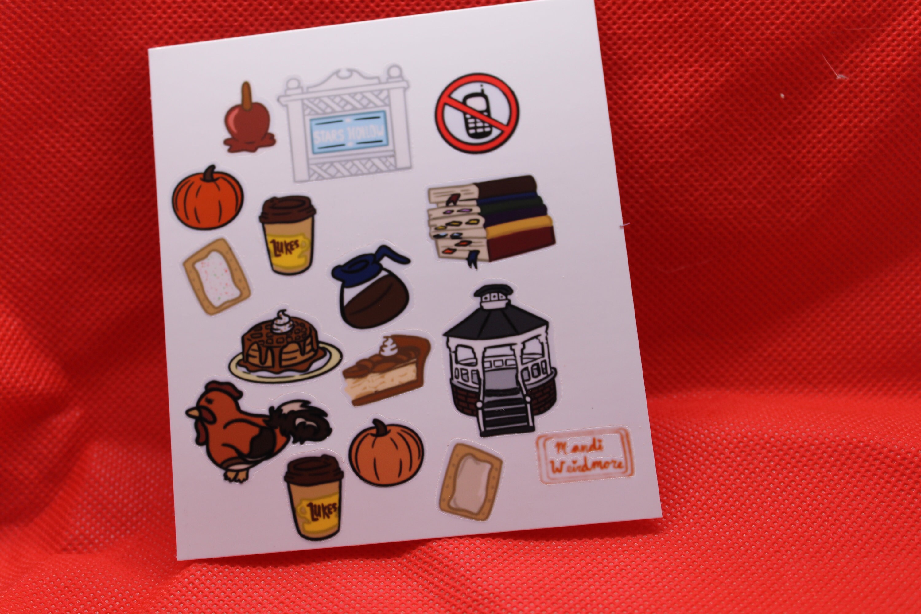 Fall Gilmore Girls Sticker Set Gilmore Girls Aesthetic Fall - Etsy