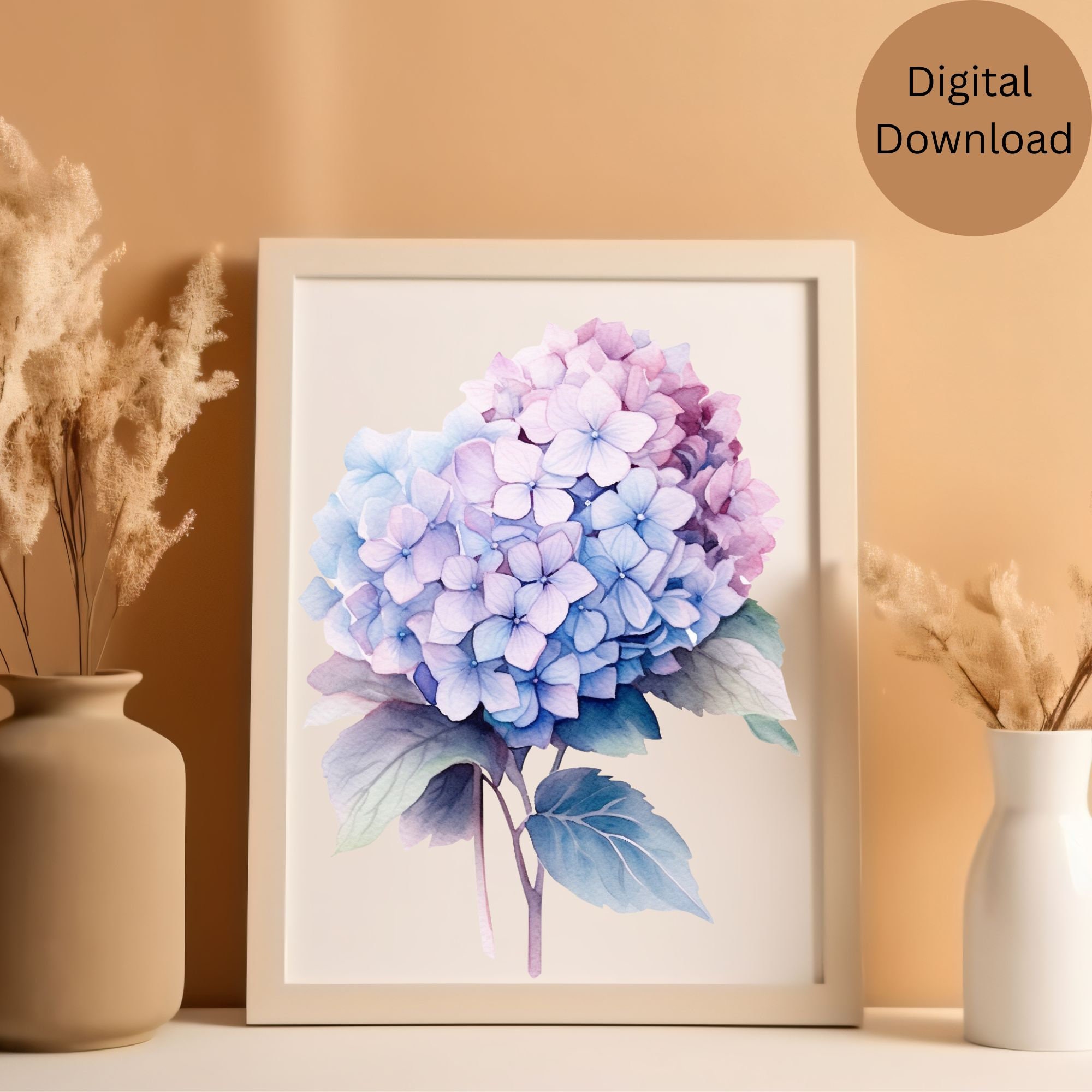 Hydrangea. hortensia Digital Download Hydrangeas Print - Etsy