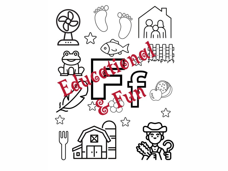 Alphabet Coloring Pages, Fun Time for Kids, Letter D Letter E Letter F ...