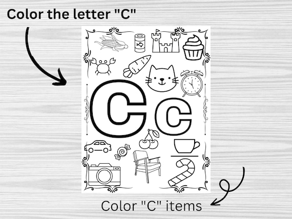 Key Coloring Pages Preschool Alphabet