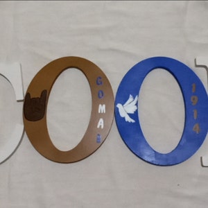 Phi Beta Sigma Fraternity Wooden Letters Crossing Gift - Etsy