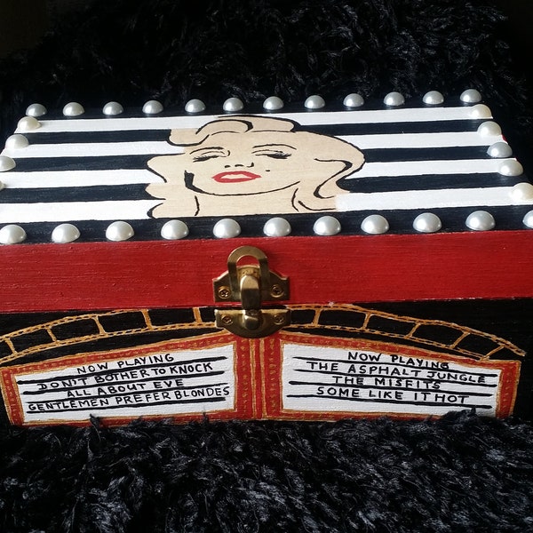 Marilyn Monroe Box - Etsy