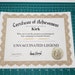 Customizable / Printable Unvaccinated Legend Certificate of Achievement ...
