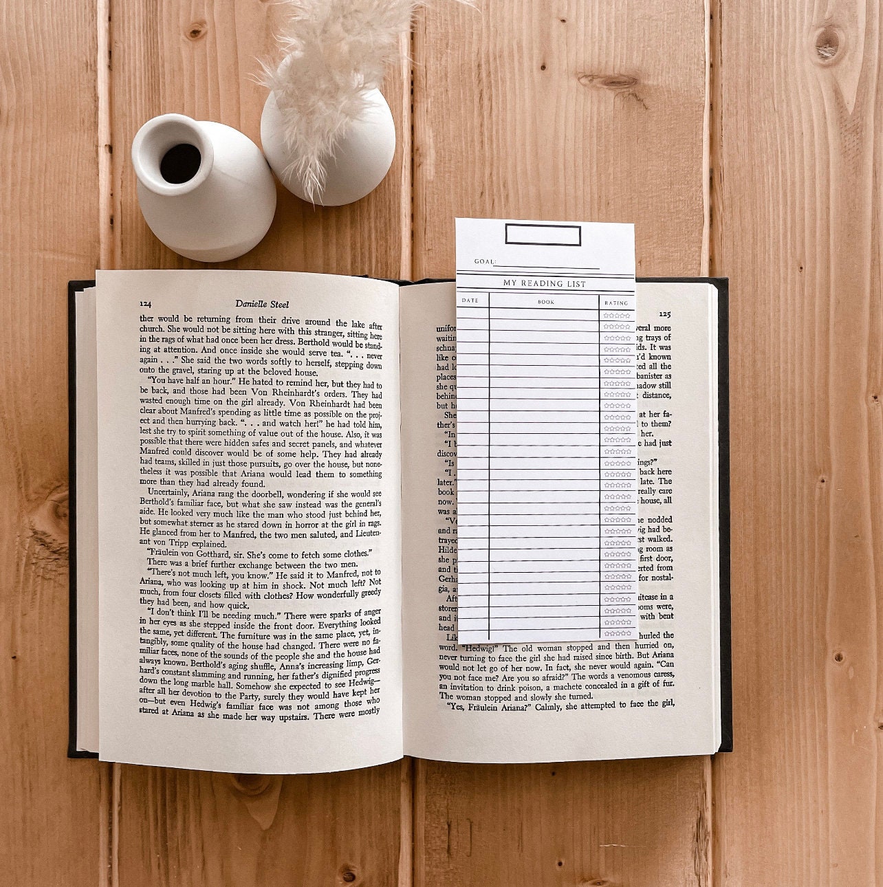 Digital Printable Bookmark Library Card Reading List Keep - Etsy