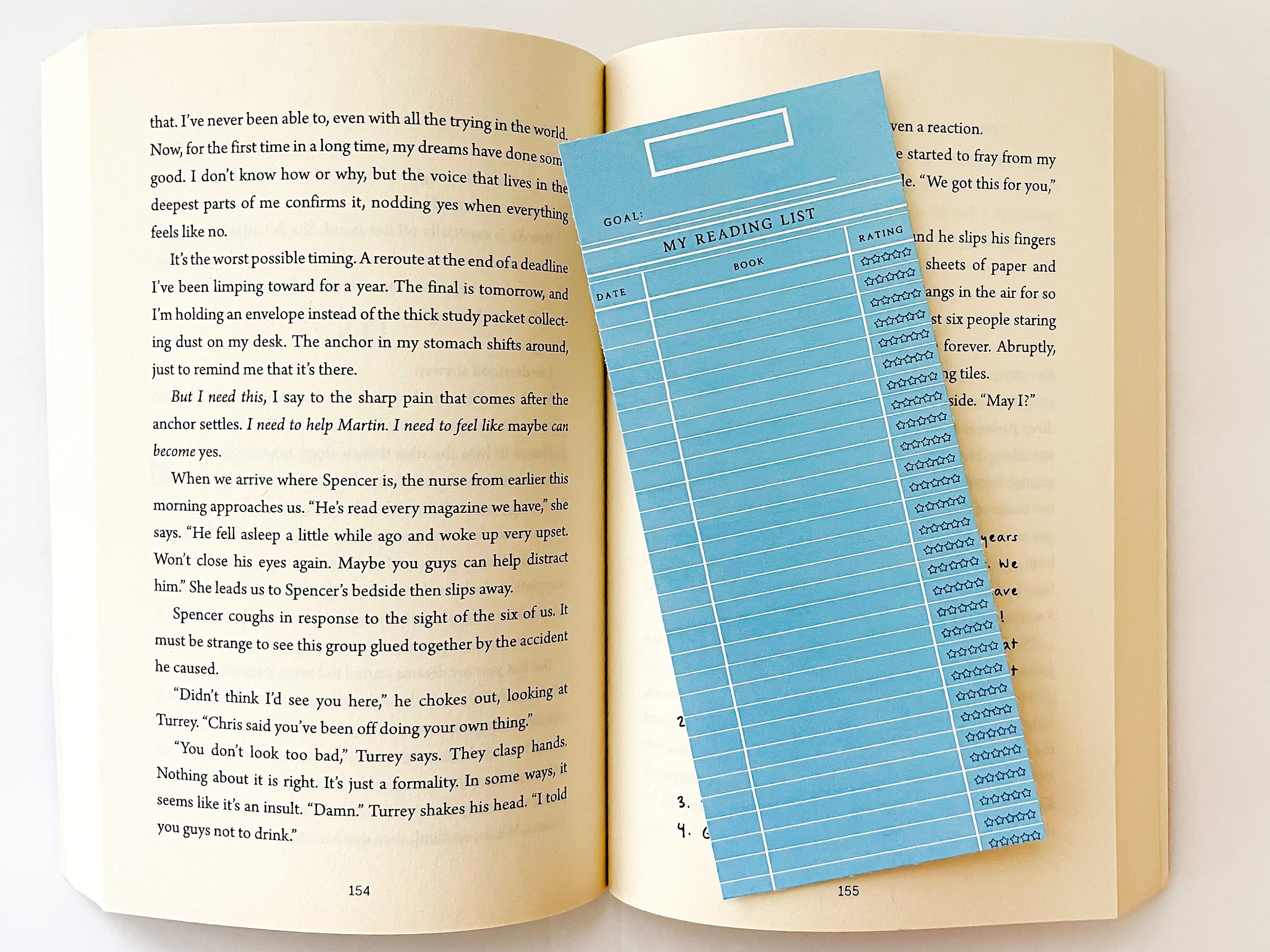 Digital Printable Bookmark Set of 5, Library Card Reading List, Keep ...