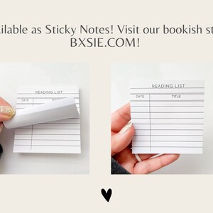 Digital Printable Bookmark, Library Card Reading List, Keep Track of ...