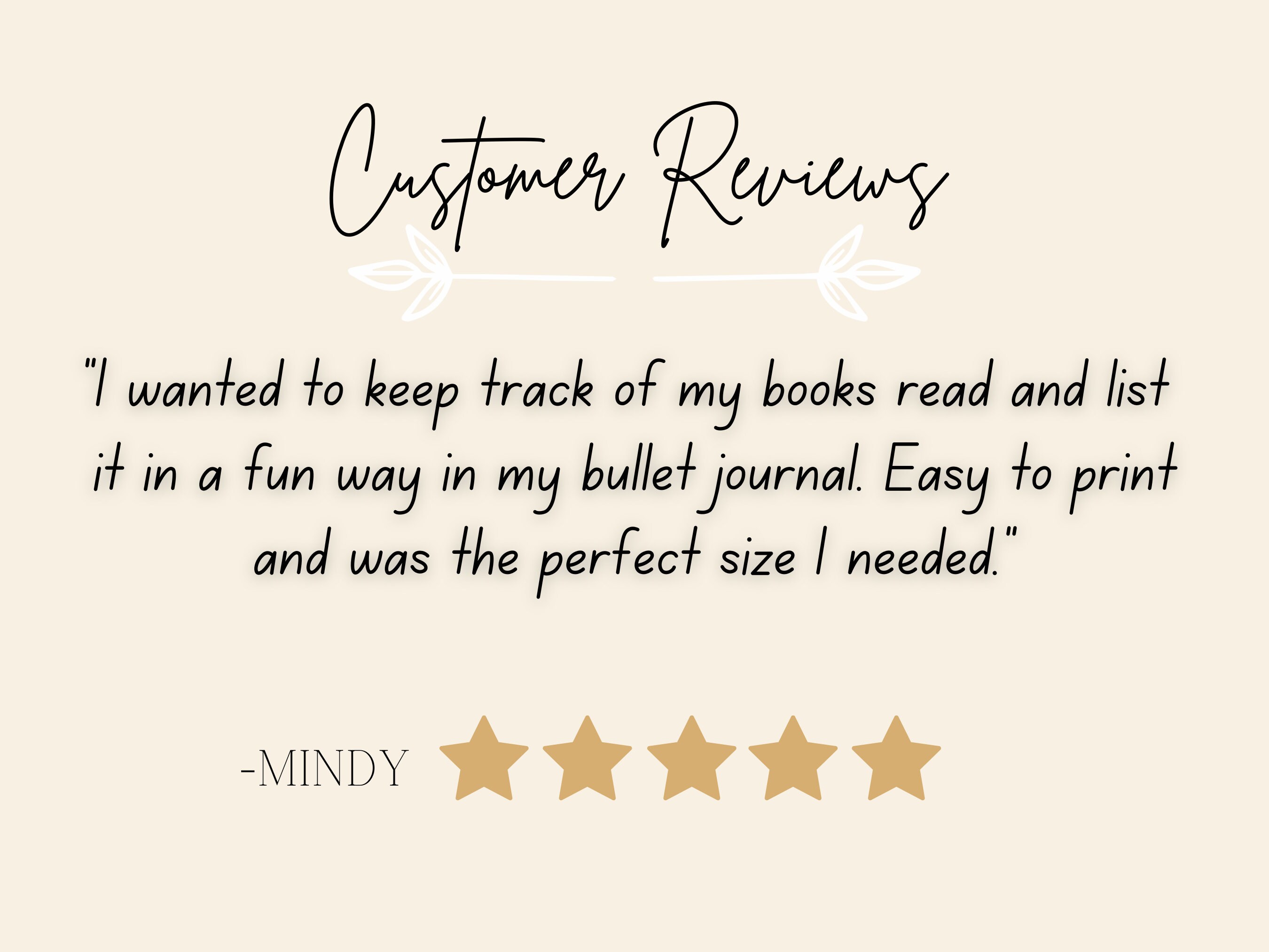 Digital Printable Bookmark, Library Card Reading List, Keep Track of ...