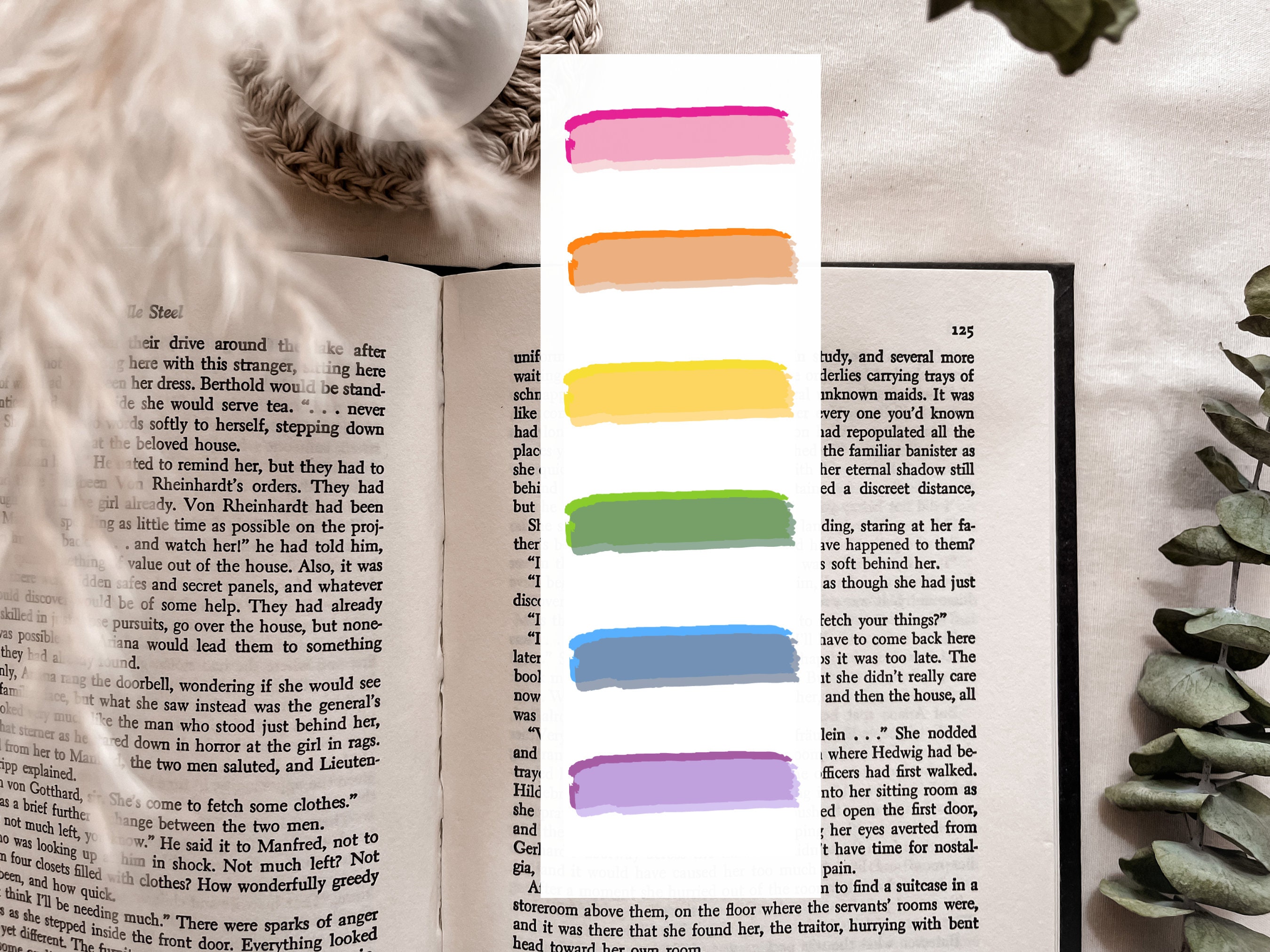 Digital Printable Annotating Bookmark Set, Keep Track of Favorite ...