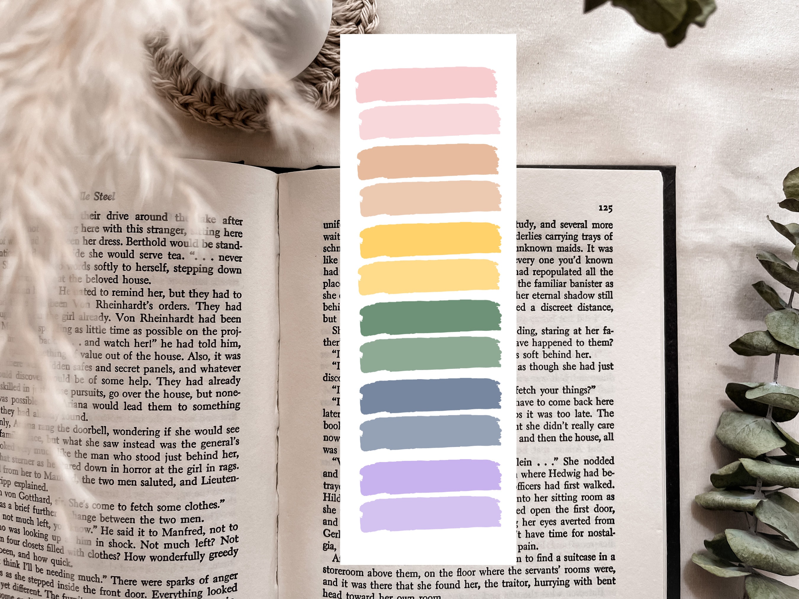Digital Printable Annotating Bookmark Set, Keep Track of Favorite ...