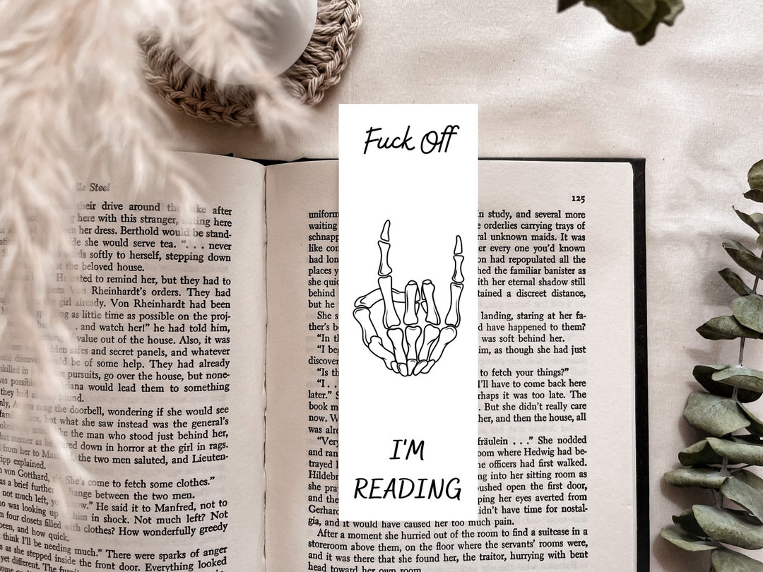 Printable NAUGHTY Bookmark Set, Bookish Babe, F off I'm Reading, Smut ...