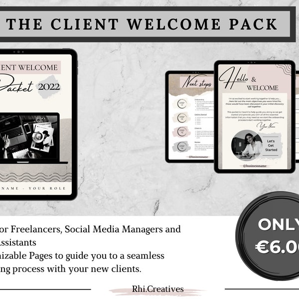 Client Welcome Pack - Etsy