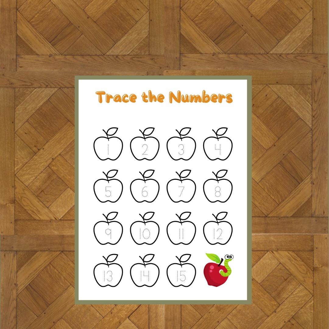 Preschool Fall Packet, Preschool Worksheets, Fall Activity for Kids ...