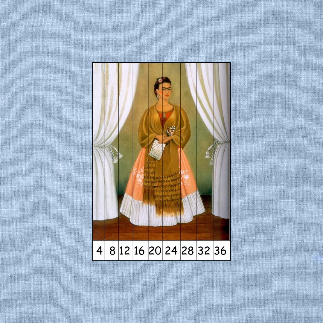 Frida Kahlo Multiplication Activity: Skip Counting Cards (printable) - Etsy
