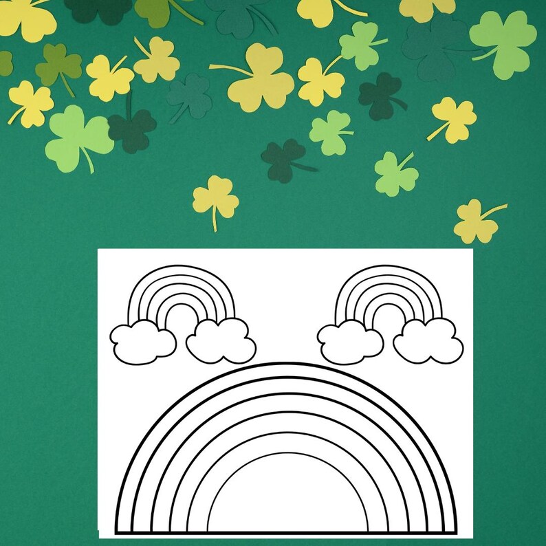 St. Patrick's Day Craft for Kids Printable for Toddlers Suncatcher ...