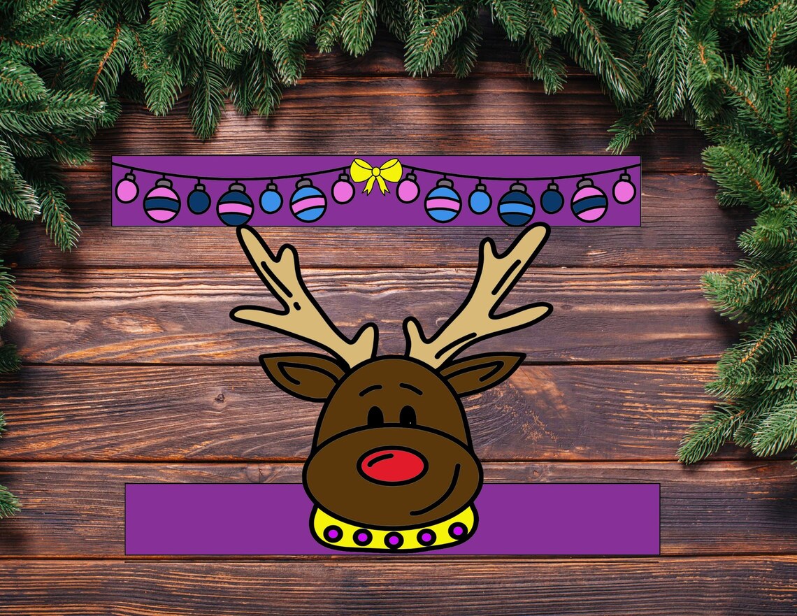Christmas Paper Crowns: Printable Holiday Costume Hats (digital ...