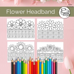 Printable Flower Crown for Kids: Easter Classroom Activity (digital ...