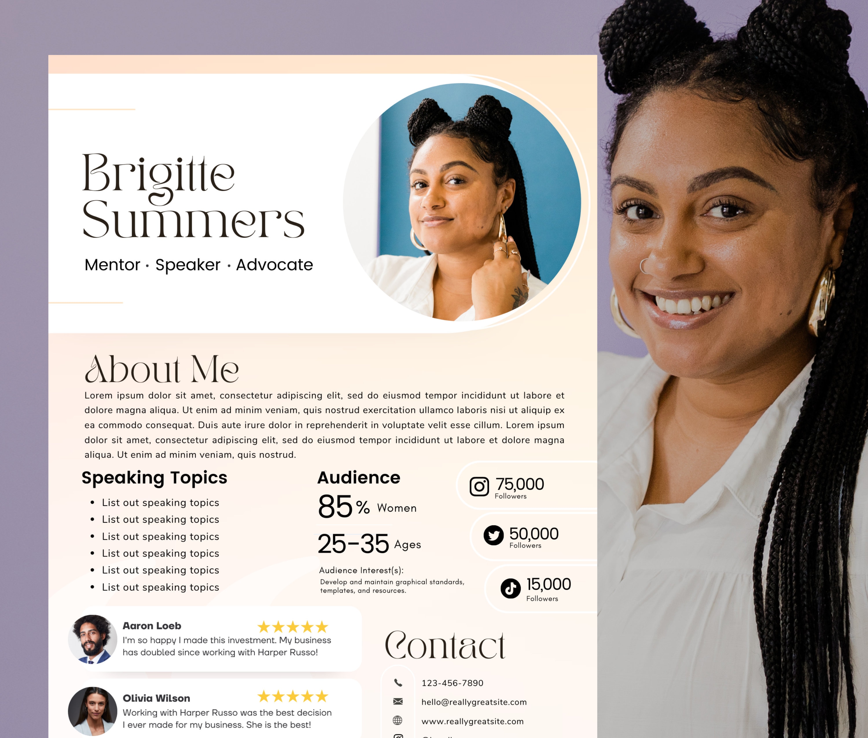 speaker-sheet-one-page-for-beginners-speaking-engagement-canva-speaker
