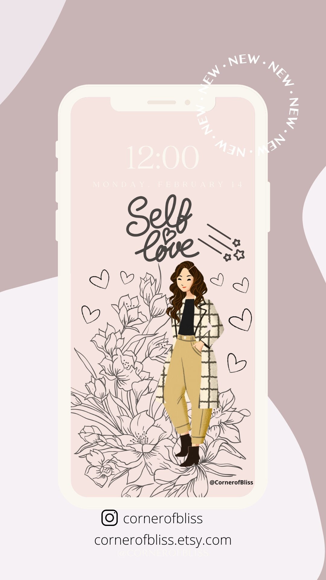Self Love iPhone Screensaver - Etsy