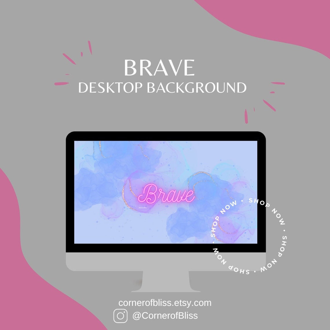 Brave Desktop Wallpaper - Etsy