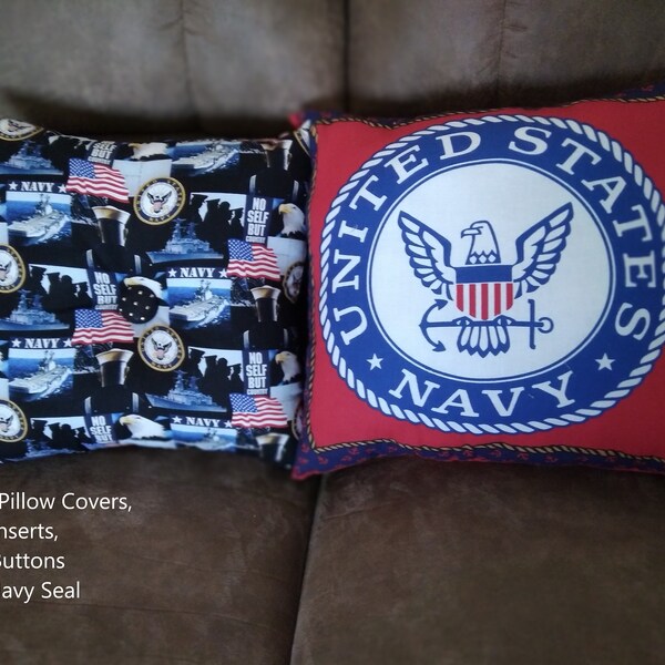 Navy Pillow - Etsy