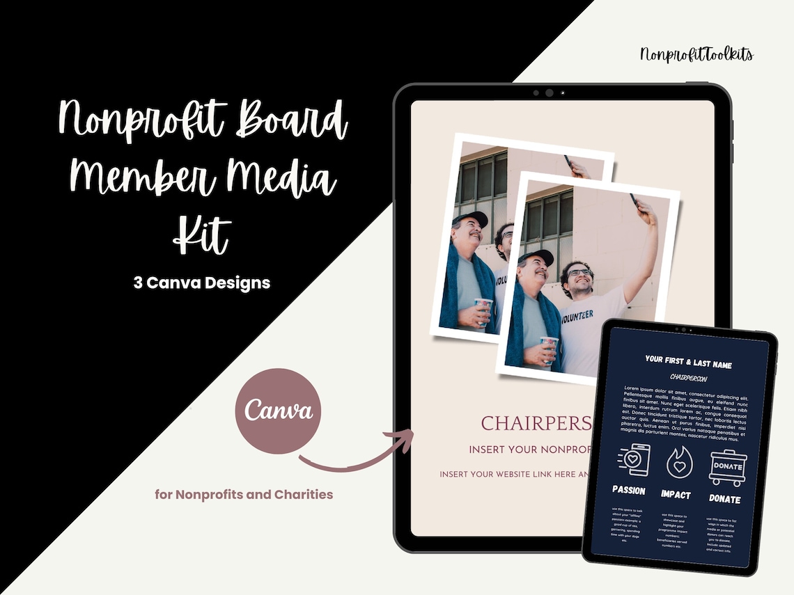 Nonprofit Board Member Spotlight and Media Outreach Template / - Etsy