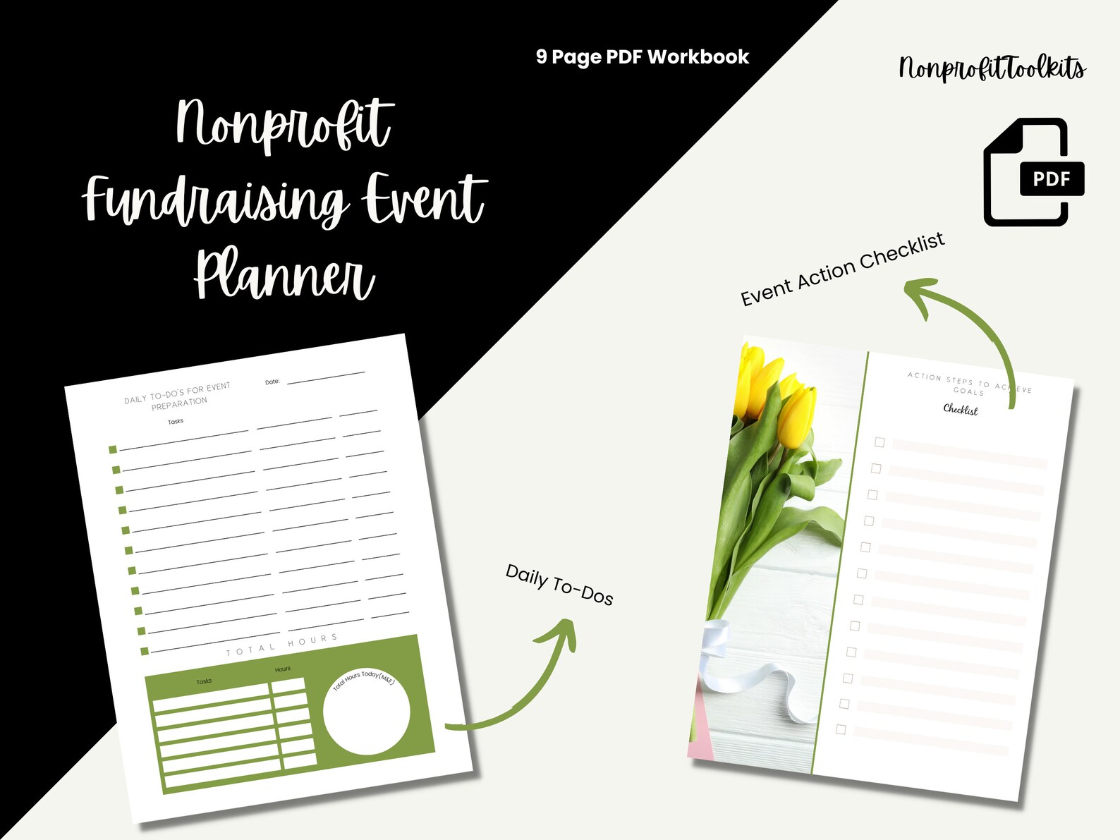 Nonprofit Fundraising Planner and Checklist / Non-profit Fundraising ...