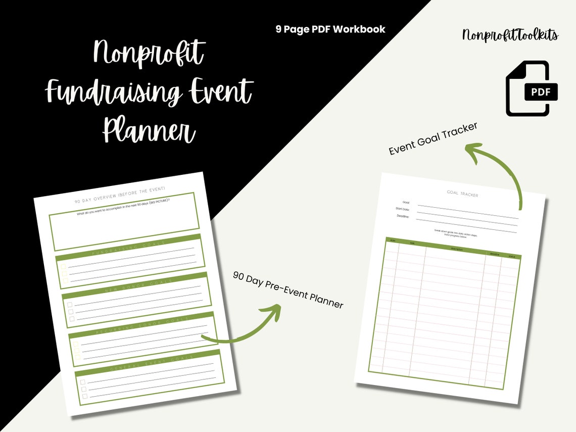 Nonprofit Fundraising Planner and Checklist / Non-profit Fundraising ...