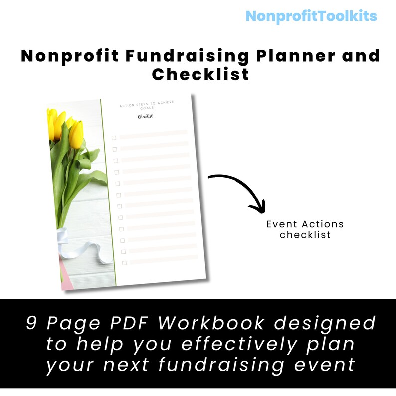 Nonprofit Fundraising Planner and Checklist / Non-profit Fundraising ...