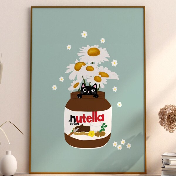 Kawaii Nutella - Etsy