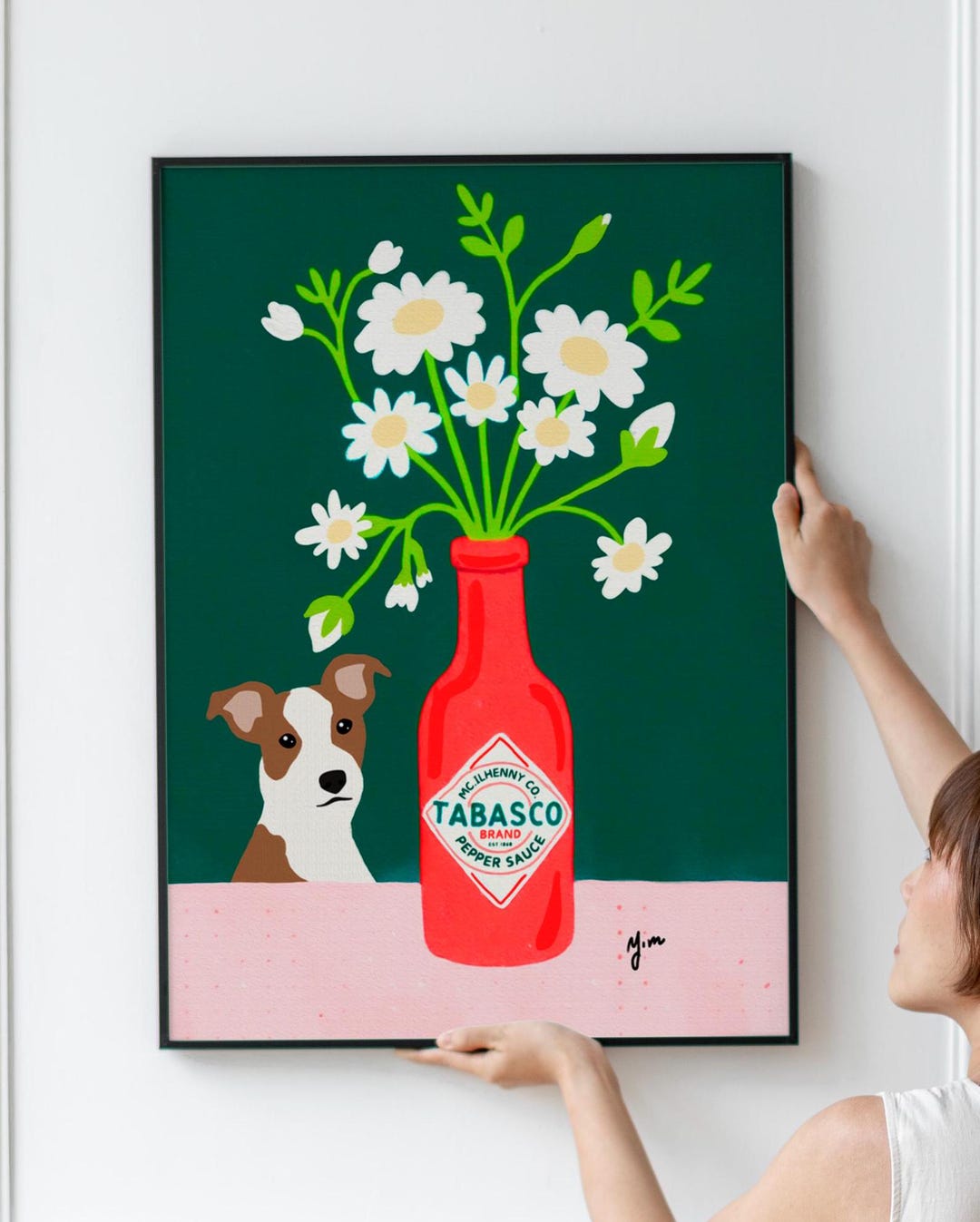 Retro TABASCO Hot Sauce Poster Sriracha Art Girly Kitchen Decor Trendy ...