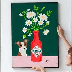 Retro TABASCO Hot Sauce Poster Sriracha Art Girly Kitchen Decor Trendy ...