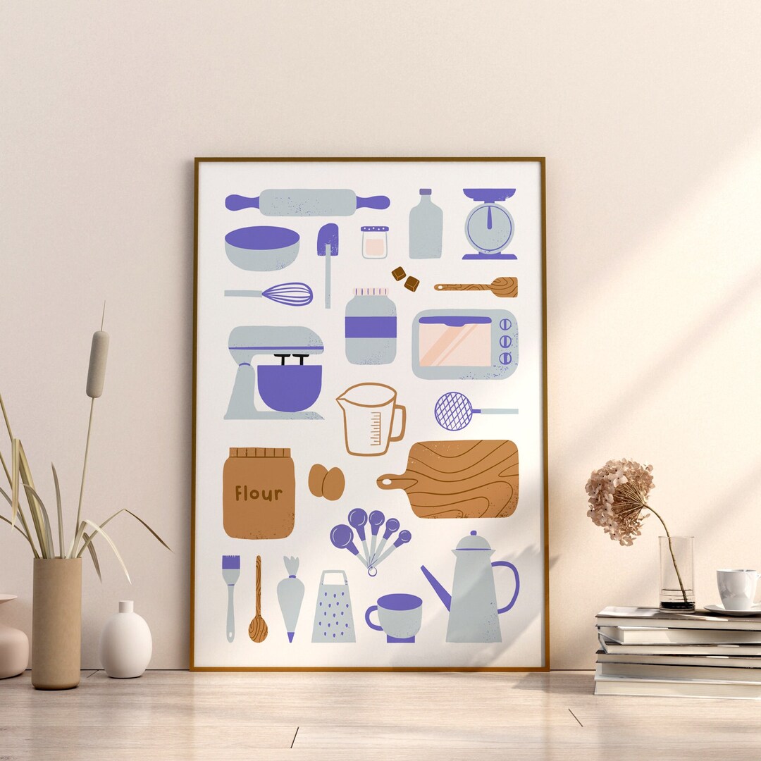 Ästhetische Toast Druck Brot Poster Skurril Druck Mode Illustration ...